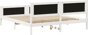 Rám postele Světle šedá 180 x 200 cm Masivní borové dřevo 3394277