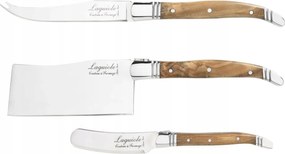 Laguiole Luxury Line Sada pro sýr Olive Wood, univerzální sada