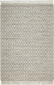 XXXLutz RUČNĚ TKANÝ KOBEREC, 160/230 cm, šedá Linea Natura - Vlněné koberce - 004331000264