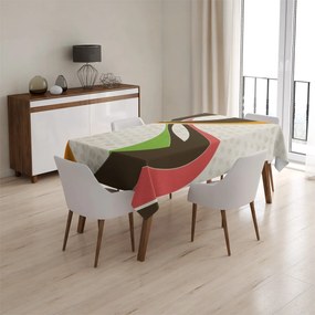 Sablio Ubrus Retro abstrakce - 130x170 cm