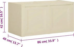 vidaXL Box na podušky 86 x 40 x 42 cm 85 l [340612] Barva: Hnědá