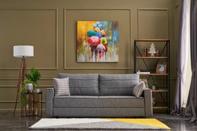 Atelier del Sofa 3-místná pohovka Ece - Grey, Šedá