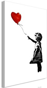 Obraz - Banksy: Girl with Balloon (1 Part) Vertical