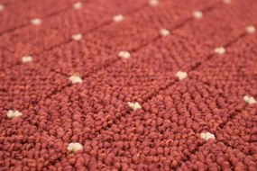Condor Carpets Kusový koberec Udinese terra kruh - 67x67 (průměr) kruh cm