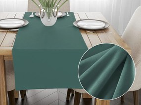 Biante Sametový běhoun na stůl Velvet Premium SVP-022 Ledově zelený 35x140 cm