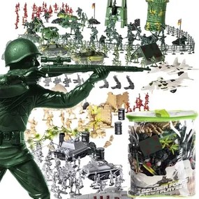 Vojenská základna XXL SOLDIERS – sada 300 ks