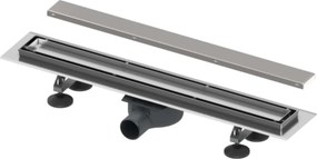 Tece - Sprchový žlab 60 cm, s oboustranným roštem, pro vložení dlažby, kartáčovaná nerezová ocel 15103069ROZ1