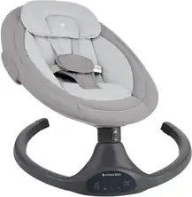 KikkaBoo Houpací lehátko elektrické Codie Light Grey / Nosnost do 9 kg