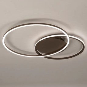 Stropní stmívatelné LED svítidlo Omega 750 Brown Big