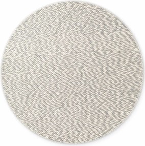 ELLE Decoration, Kusový koberec Lyon Beans 106317 Natural Cream Grey kruh z kolekce Elle, 200x200 (průměr) kruh, šedá, ložnice