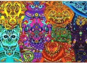 Brain Tree Puzzle Kmenová zvířata - 1000 dílků / od 14 let
