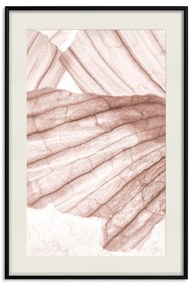 Plakát Křídlem světla - abstraktní textura světlého dřeva