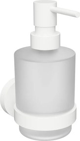 Sapho Sapho, X-ROUND WHITE dávkovač mýdla, mléčné sklo, 200ml, bílá, XR103W