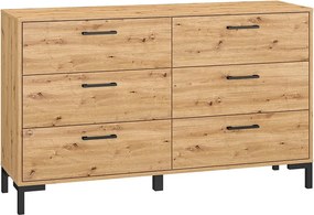 Komoda se šuplíky BEDA - dub artisan