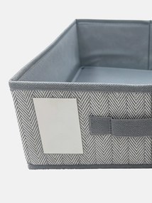 Sinsay - Úložný box s víkem a úchytkou - šedá