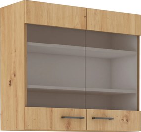 MODENA | horní skříňka 80 GS-72 2F s policemi | 80 cm | artisan