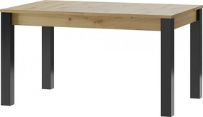 Casarredo - Komfort nábytek Rozkládací jídelní stůl LUCAS 40 dub artisan/černá mat