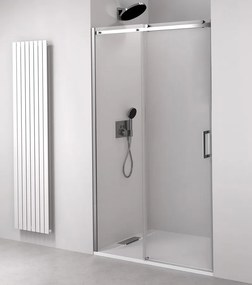Polysan THRON LINE ROUND sprchové dveře 1400 mm, kulaté pojezdy, čiré sklo