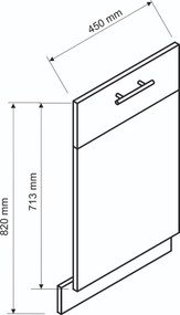 Kuchyně ELENE II 240 dub artisan/černá