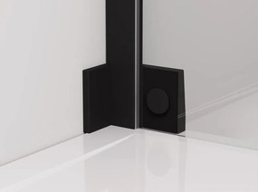 Sanswiss CADURA CA2C+CAT2 sprchový kout obdelníkový 90x110 cm Profil: Černá, Sklo: Hladké čiré