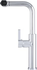 Gamma Rotary, vysoká dřezová baterie s výsuvným výtokem h-415, chromová, GMA-BR-CH