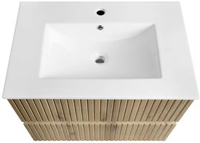 Aqualine Aqualine, PANEDA STRIP umyvadlová skříňka 69,5x55x45,2cm, dub emporio, PN370