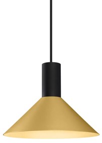 Závěsné designové svítidlo Odrey 5.0  Závěsné designové svítidlo Odrey 5.0 Barva: Černá / Zlatá, Rozeta: Přisazená rozeta - černá