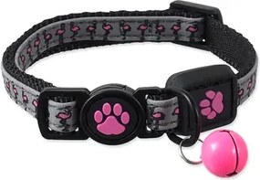 ACTIVE CAT Obojek Reflective XXS růžový / Obojek / Nylon / 16-22 cm