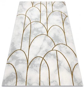 Dywany Łuszczów, Kusový koberec Emerald 1016 cream and gold, 120x170, bílá, kancelář