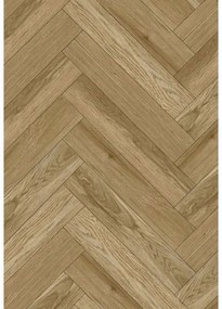 Mexen Manhattan vzorek vinylových panelů rybí kost SPC 6,5 mm, podklad IPEX 1,5 mm, 4 V-drážka, Dub - F1173-S