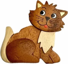 2Kids Toys Dřevěná magnetka velká Kočka
