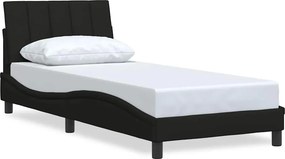 Rám postele bez matrace Hanko černá 80 x 200 cm textil 3310351