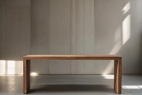 Stará Krása – Ruční výroba Dubová lavice z masivu 100 x 45 x 45 cm