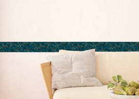 Samolepící bordura na zeď Zlatavé Listí | 5 m x 13.8 cm | DWB8403