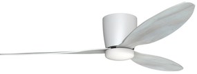 Stropní ventilátor Veneti CCT bílé/Oak s LED stmívatelný