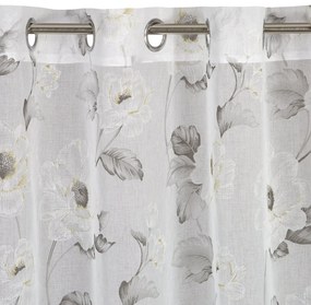 ZÁCLONA NA KROUŽCÍCH BESSY 140X250 CM VÍCEBAREVNÁ