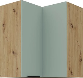 ARIA st | horní kuchyňská skříňka 60x60 GN-72 2F (90°) rohová s policemi | 60x60 cm | artisan/aquamarine
