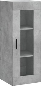 Skříň highboard betonově šedá 34,5x34x180 cm kompozitní dřevo 3199381