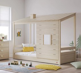 Čilek Dětská postel domečková 90x200 cm Montes Natural