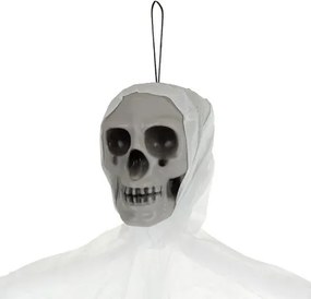 Dekorace Halloween visící kostra Ruhhy 26124, bílá