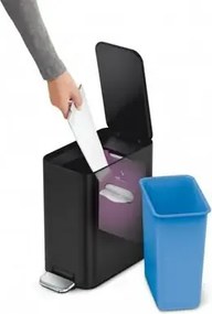 Simplehuman Pedálový úzký odpadkový koš 5 l černá