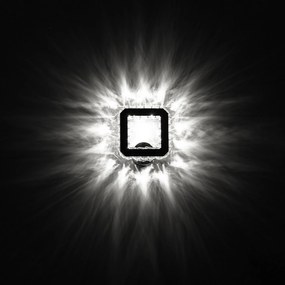 Toolight - LED křišťálové nástěnné svítidlo 10W, teplé světlo, APP415-W, chromová, OSW-65013
