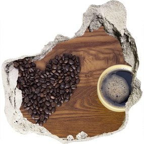 Wallmuralia Fototapeta díra na zeď I love coffee 75x75 cm