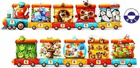 Puzzlika 13050 Vlak 94 cm  - naučné puzzle 20 dílků