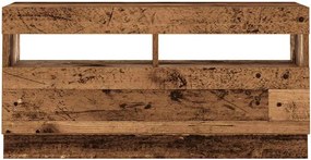 TV stolek s LED old wood 180x35x40 cm kompozitní dřevo 3329163