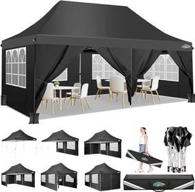 Zahradní nůžkový pavilon Allabama 3x6m modrý nebo bílý