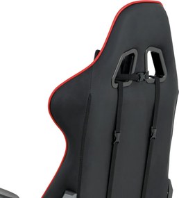 Kancelářská židle houpací mech., + koženka, plast. kříž – opěrák 90°–180° černá