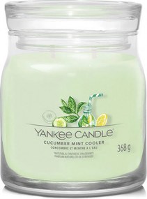 Yankee Candle Signature svíčka Cucumber Mint Cooler Velikost: střední 368 g