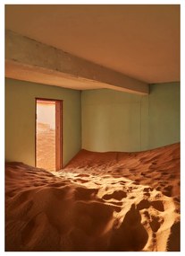 Paper Collective designové moderní obrazy Sand Village I (50 x 70 cm)