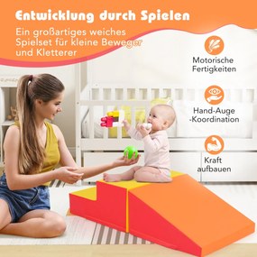 Costway 2 kusy. Kinder Schaumstoff Bausteine zum Toben a Klettern Softbausteine